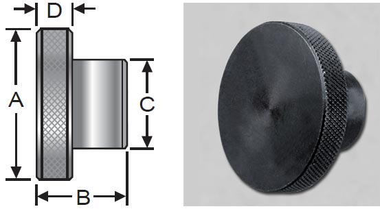 Knurled Control Knobs – Solid Hub | S&W Manufacturing