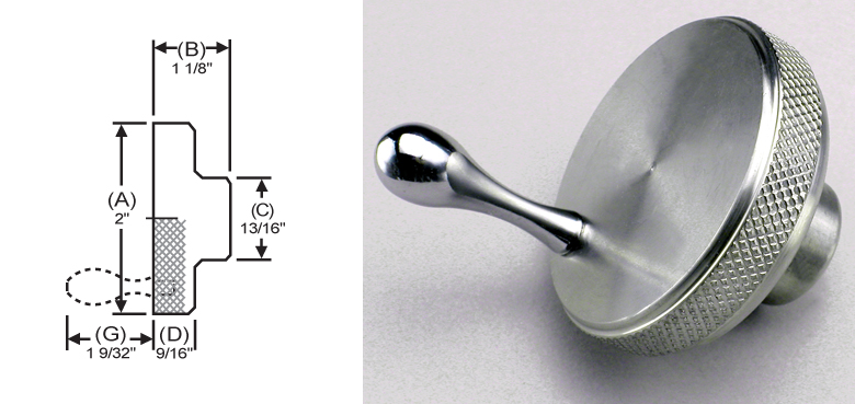Precision Control Knobs – With Handle, Inch | S&W Manufacturing