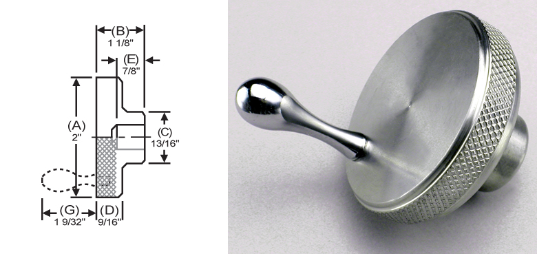 Precision Control Knobs – With Handle, Inch | S&W Manufacturing