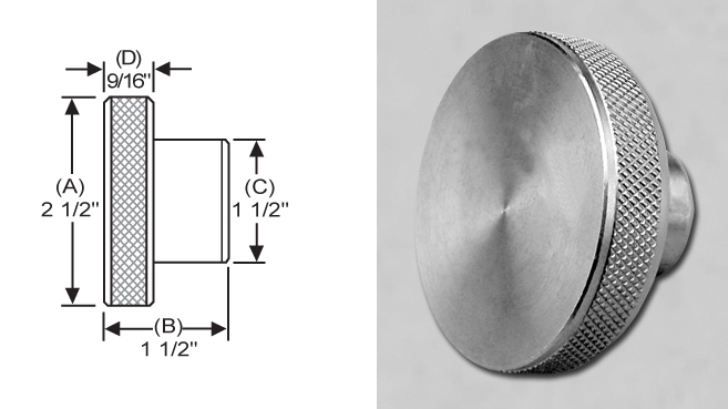 Knurled Control Knobs – Solid Hub | S&W Manufacturing